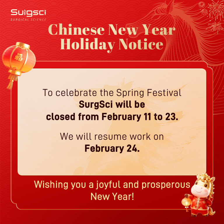 Holiday Notice | Chinese New Year 2026 - Surgsci Medical Ltd.